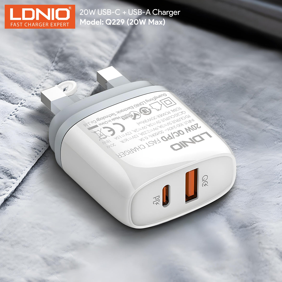 LDNIO Wall Charger 20W Q229 – Litey Store