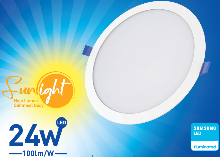Wellmax, Downlight Recessed, Sunlight Series, 24W, Cool White – Litey Store